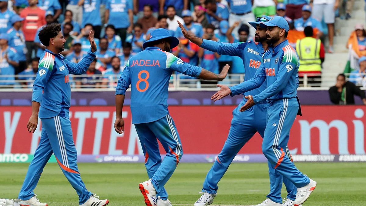 Champions Trophy: India bowl out Pakistan for 241 despite Shakeel's fifty