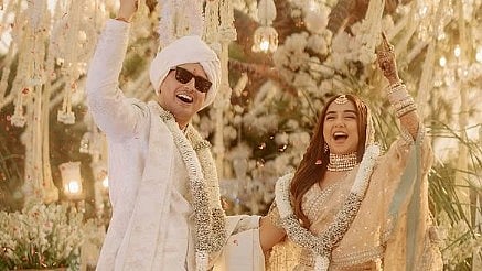 Prajakta Koli marries Vrishank Khanal in intimate wedding ceremony