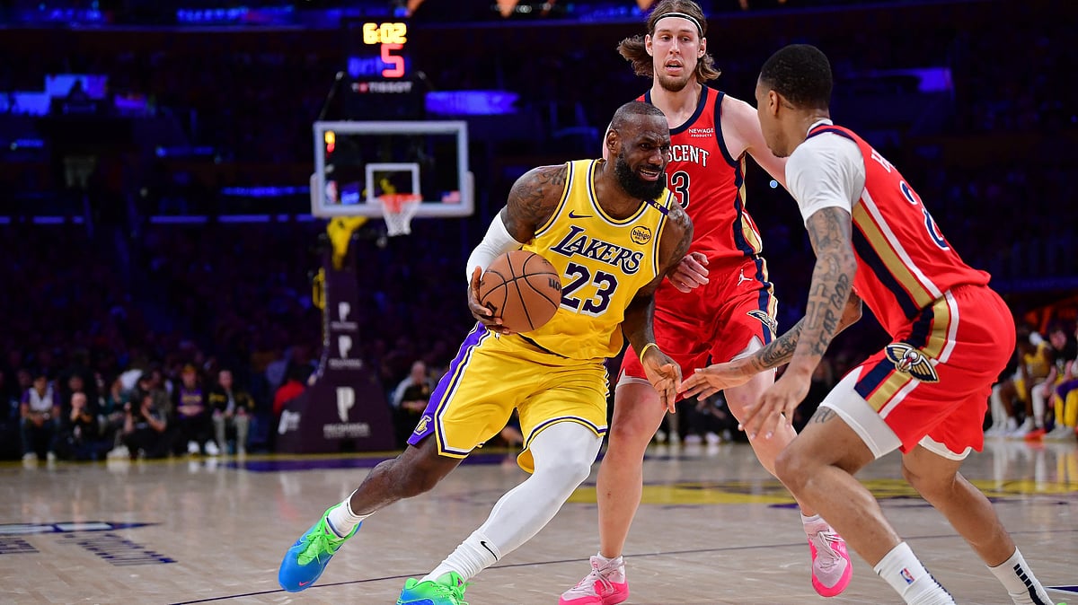 LeBron James becomes first NBA player to score 50,000 total points