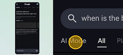 Google announces new AI mode experimental search feature