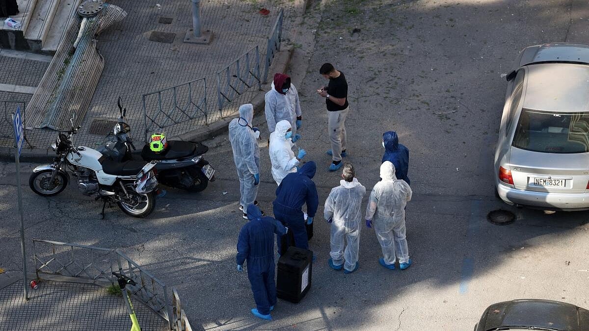 Woman killed as bomb she was carrying explodes in Greece's Thessaloniki