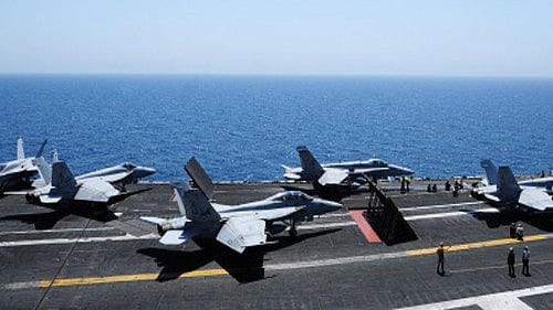 US Navy Mishaps: Second fighter jet falls into Red Sea from Truman Carrier
