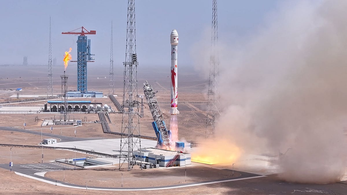 China Space Tech: LandSpace Launches Enhanced Methane Rocket with 6 ...