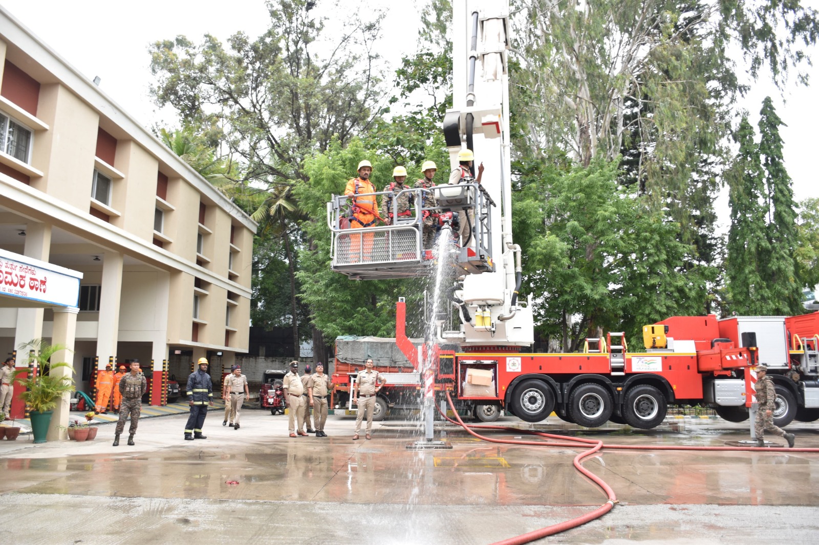 Multi-agency flood drill held in city