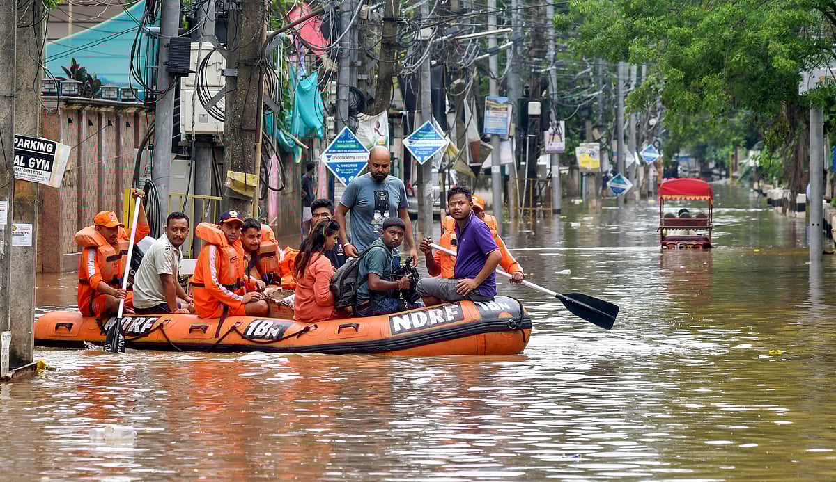 Assam Floods: 5 Dead in Landslides, Over 10,000 Affected by Heavy Rain