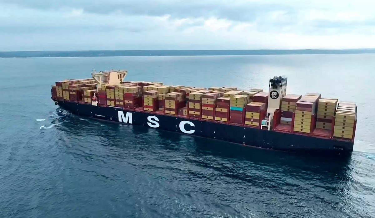Maritime Milestone: World’s Largest Container Ship MSC IRINA Docks at ...