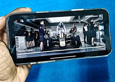 Apple F1 Haptics: Apple unveils special haptic F1 movie trailer on iPhone