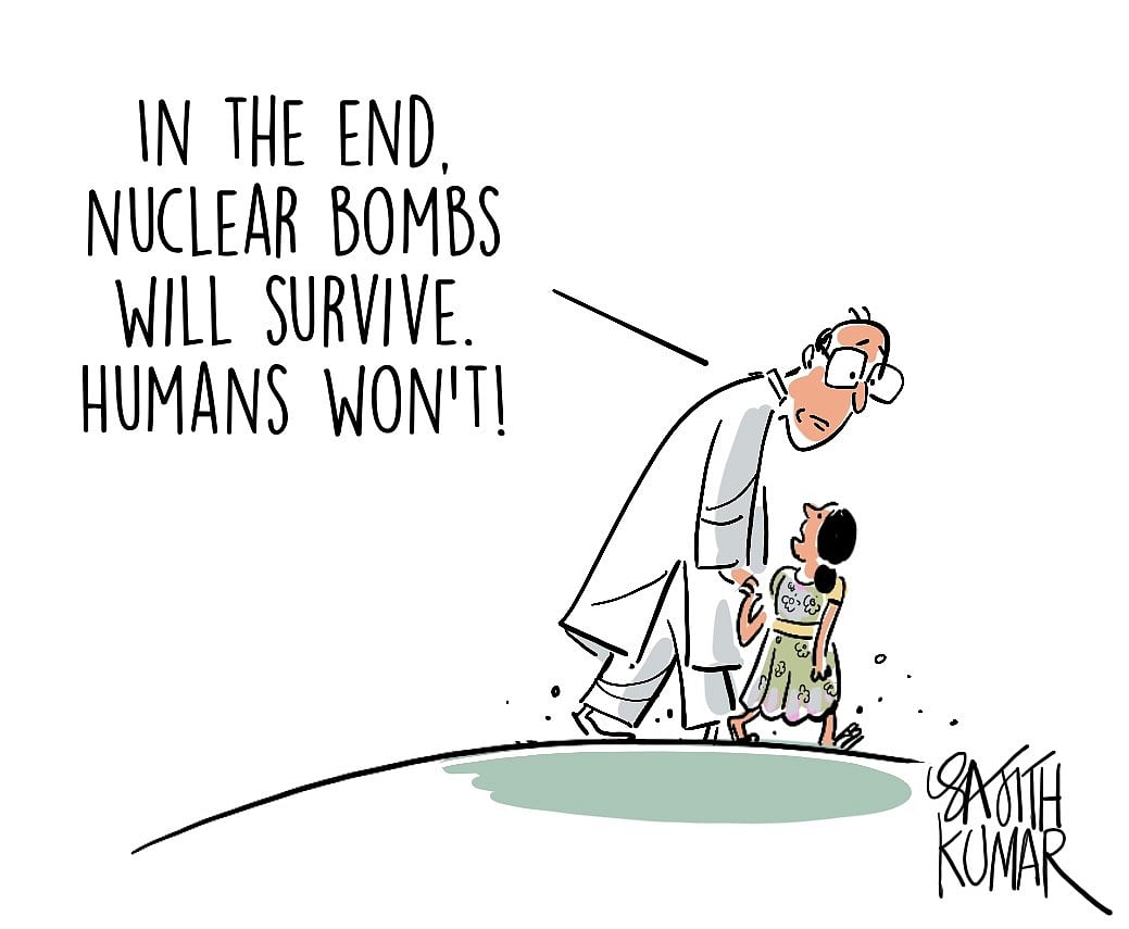 DH Toon | In the shadow of atomic fear
