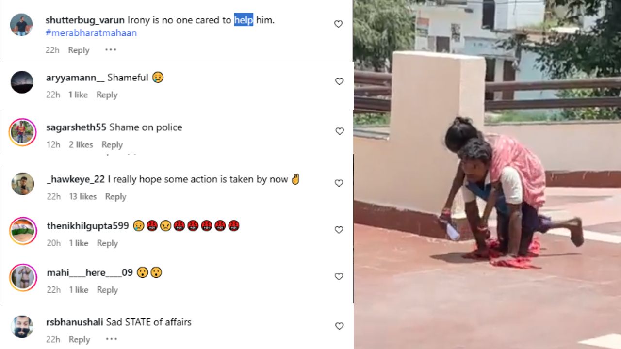 Azamgarh Viral Video: Differently-Abled Man Crawls to DM Office with ...