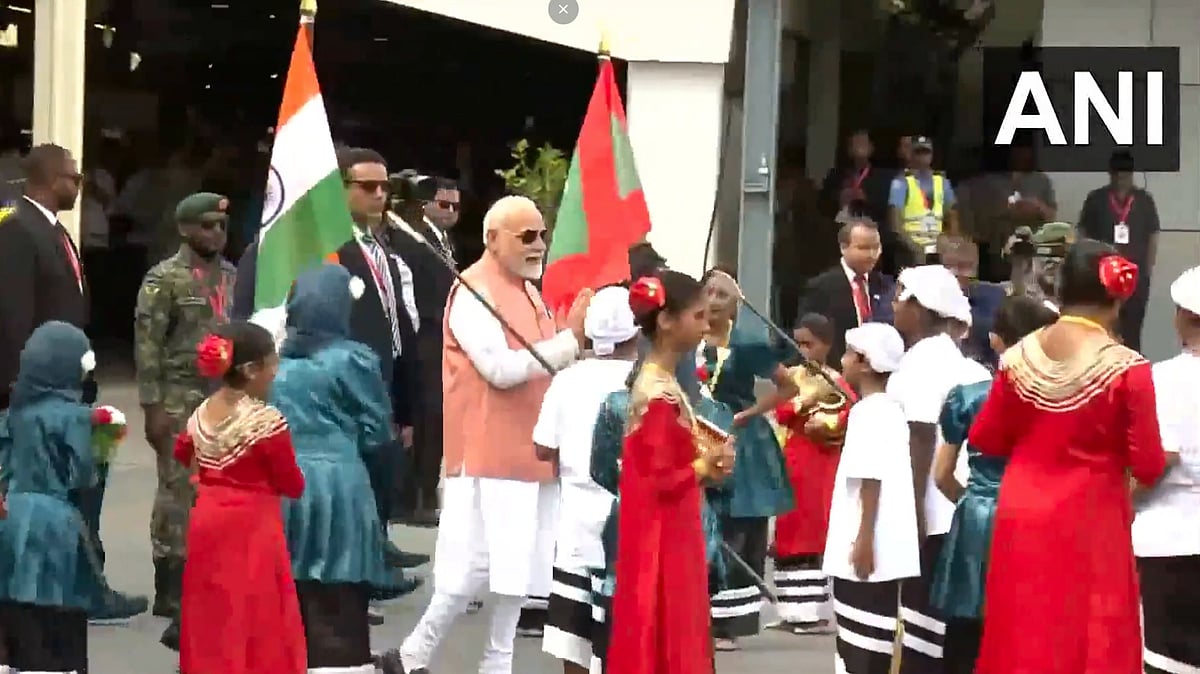PM Modi Maldives visit: PM Modi arrives in Maldives for two-day visit ...