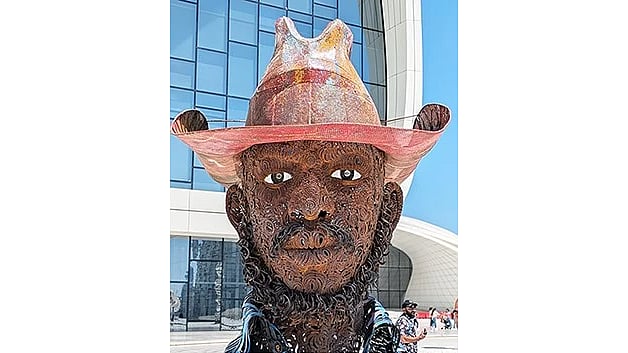 Eco-Art Icons: Dotun Popoola’s Sculptures Transform Scrap into Story