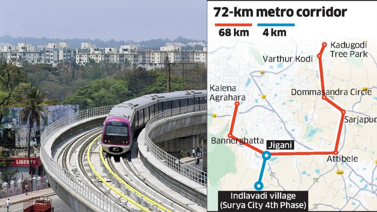 Bengaluru Namma Metro: Bengaluru’s 72 km Plan, 50+ Stations, Tech hubs ...
