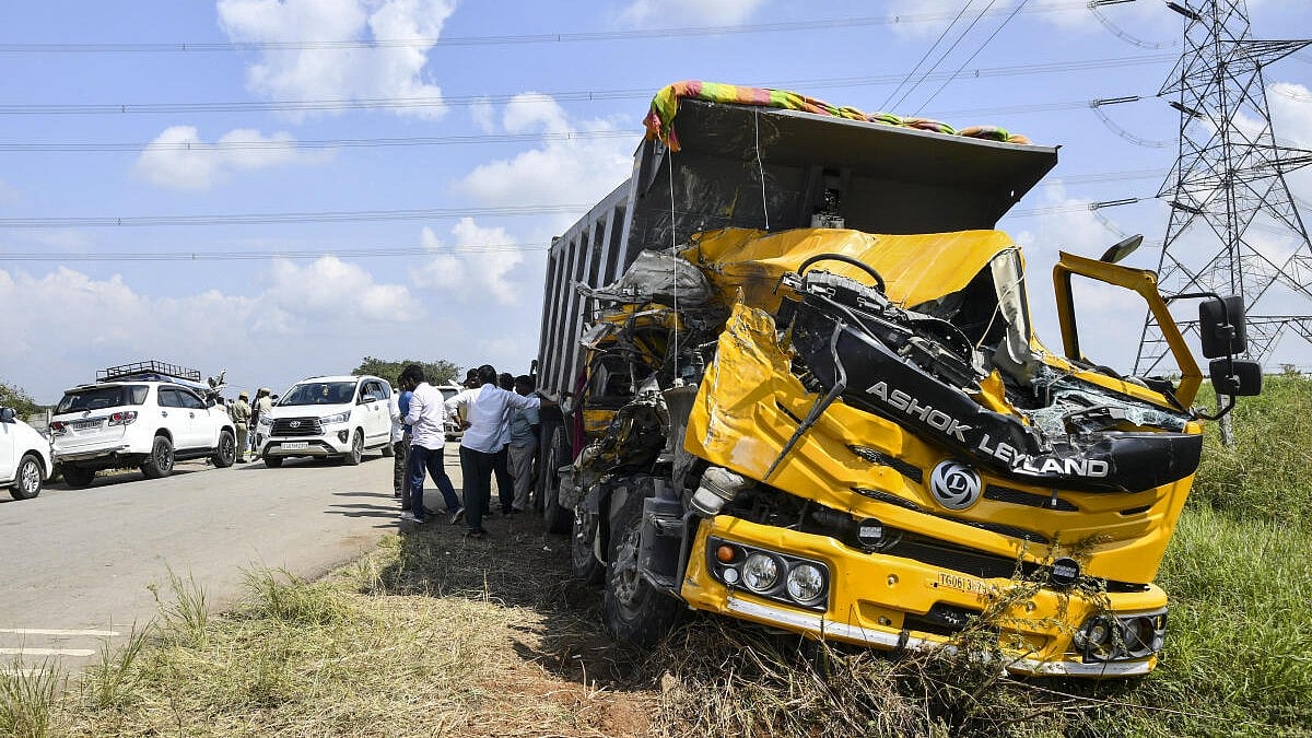 19 killed, several injured as tipper lorry collides with RTC bus in ...