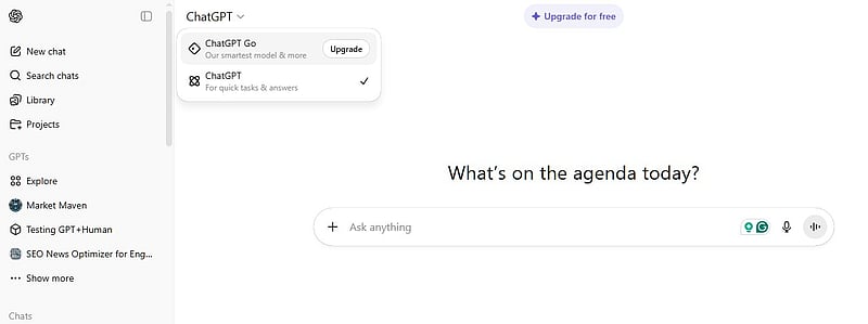 OpenAI ChatGPT Go now available free in India; step-by-step guide on ...