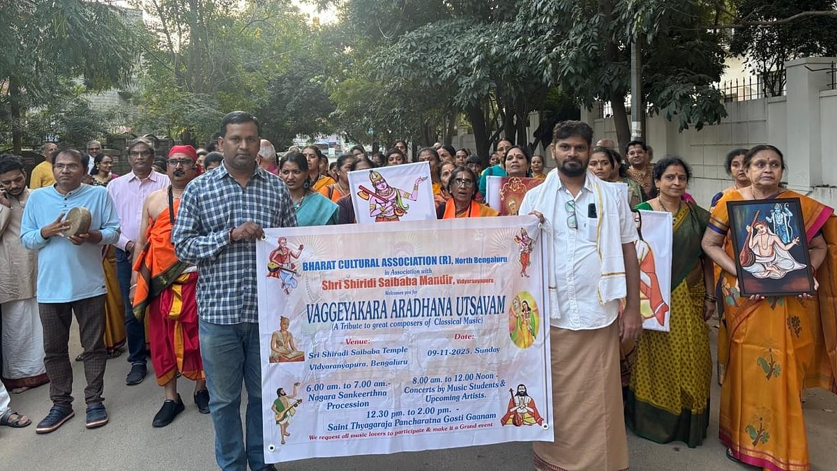 Vidyaranyapura Hosts Karnatik Music Procession, Tradition Revived