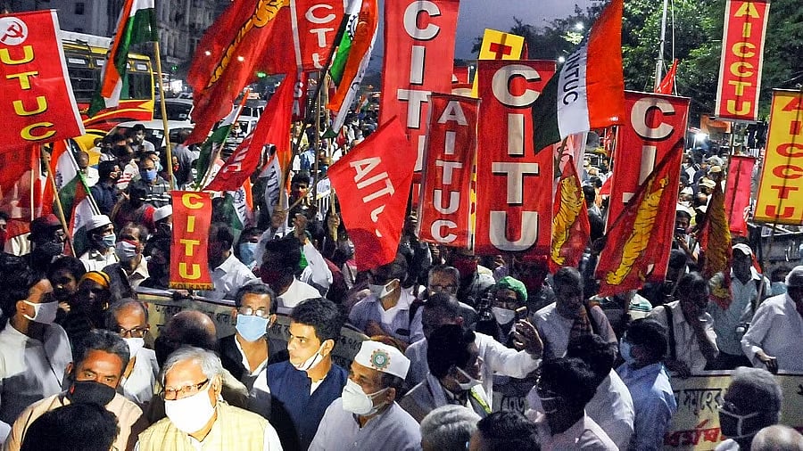 Trade Unions Call Nationwide Strike on Feb 12 Against Labour Codes