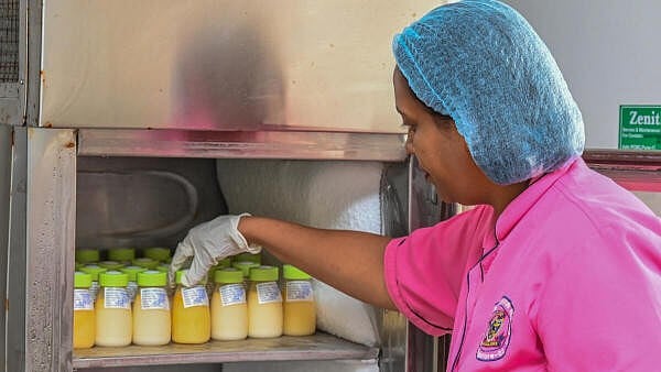 How is human milk collected at Karnataka govt hospitals