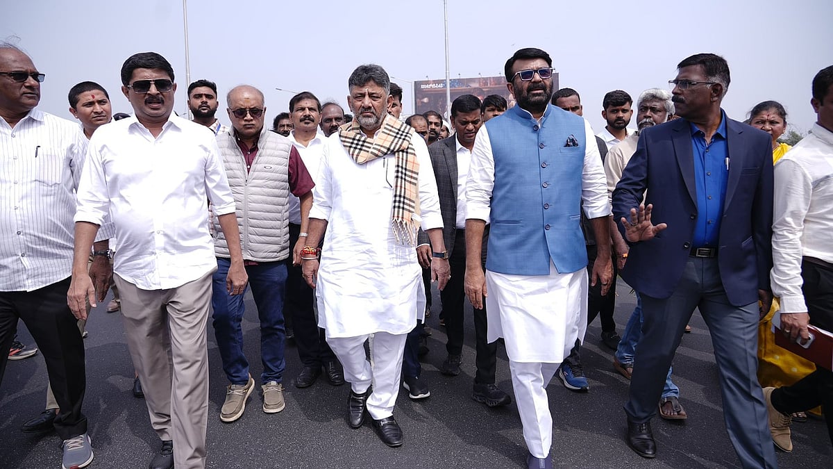 DK Shivakumar Inaugurates New Hebbal Flyover Loop