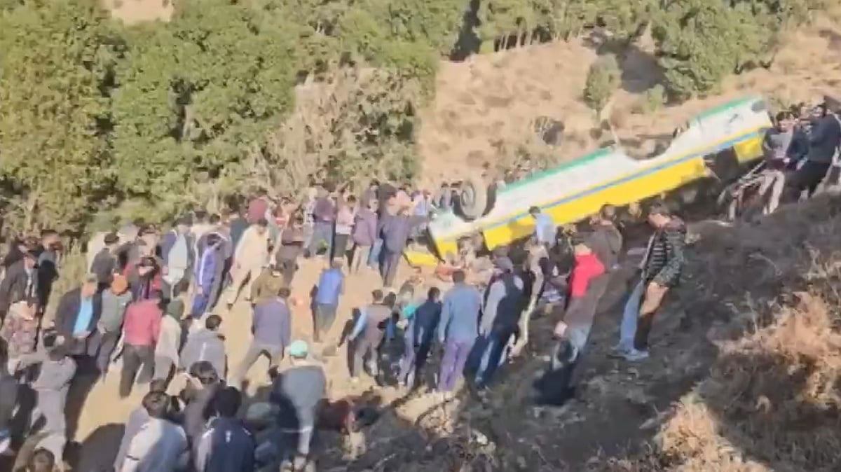 Himachal Bus Accident: 14 Killed in Sirmaur Gorge Mishap