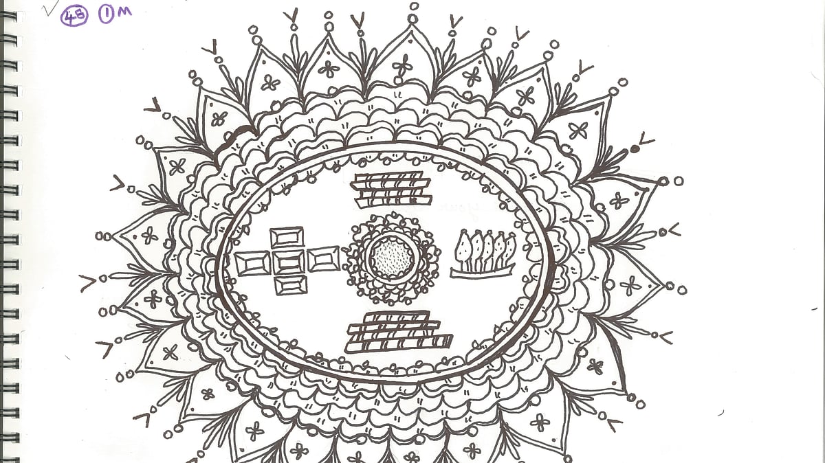 Makara Sankranti Rangoli: Kusum Krishnamurthy’s Mandala Art