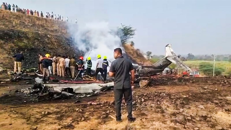 In Pics | Baramati plane crash that killed Maharashtra Deputy CM Ajit ...