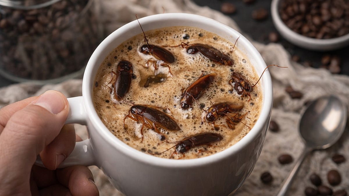 Cockroach Coffee Trend Goes Viral, Sparks Disgust and Curiosity