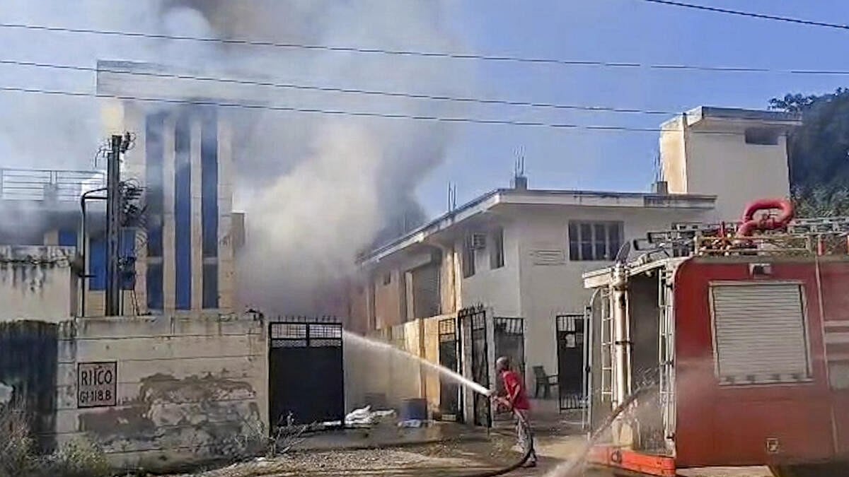 Seven Killed in Bhiwadi Factory Fire; Illegal Firecracker Unit Found ...