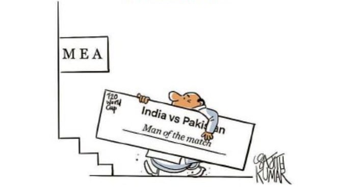 Cartoon Art: DH Toon Man of the Match Feature