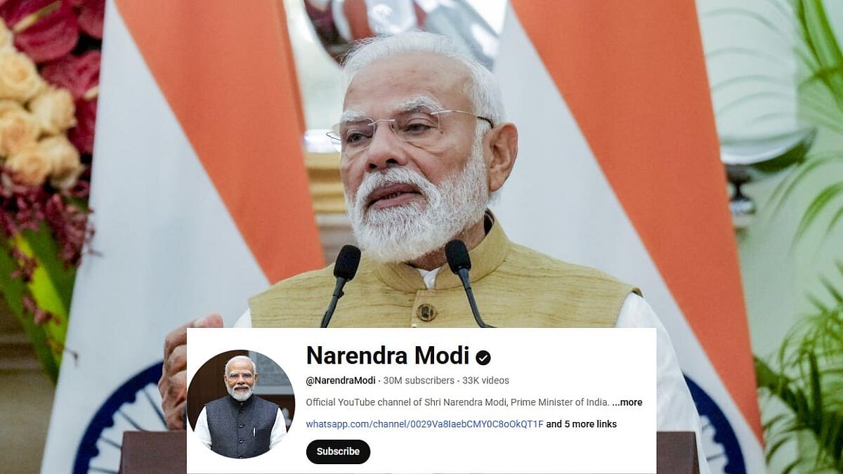 PM Modi YouTube: Crosses 30M subscribers, world's most followed leader