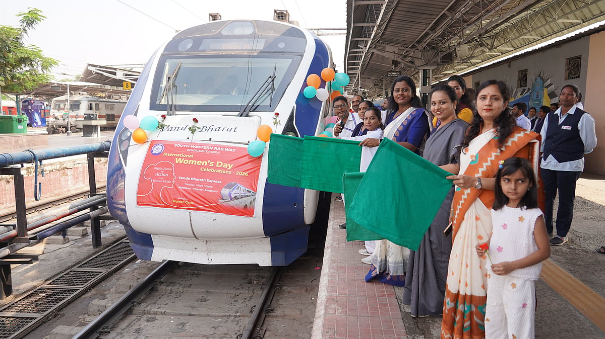 Vande Bharat: All-women crew runs Bengaluru-Mysuru train