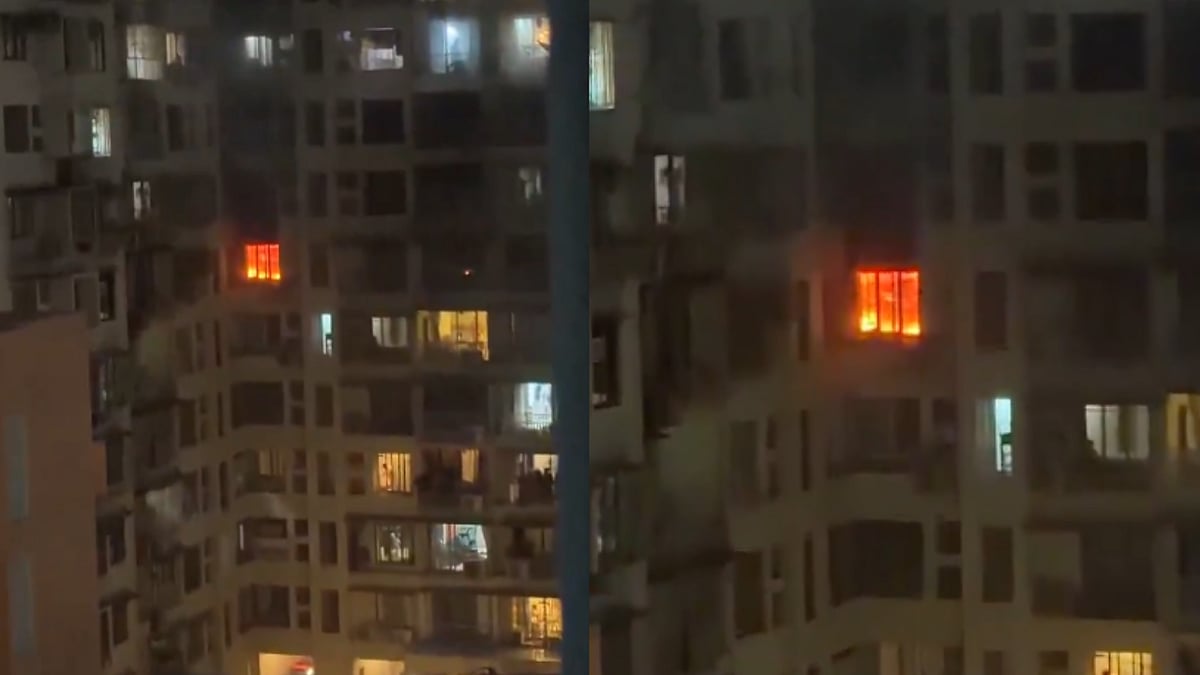 Mumbai fire: Blaze in Goregaon high rise, woman rescued, ops underway