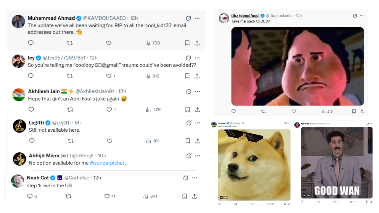 Google Username Change: Mixed Reactions, Memes & Limited Access Anger