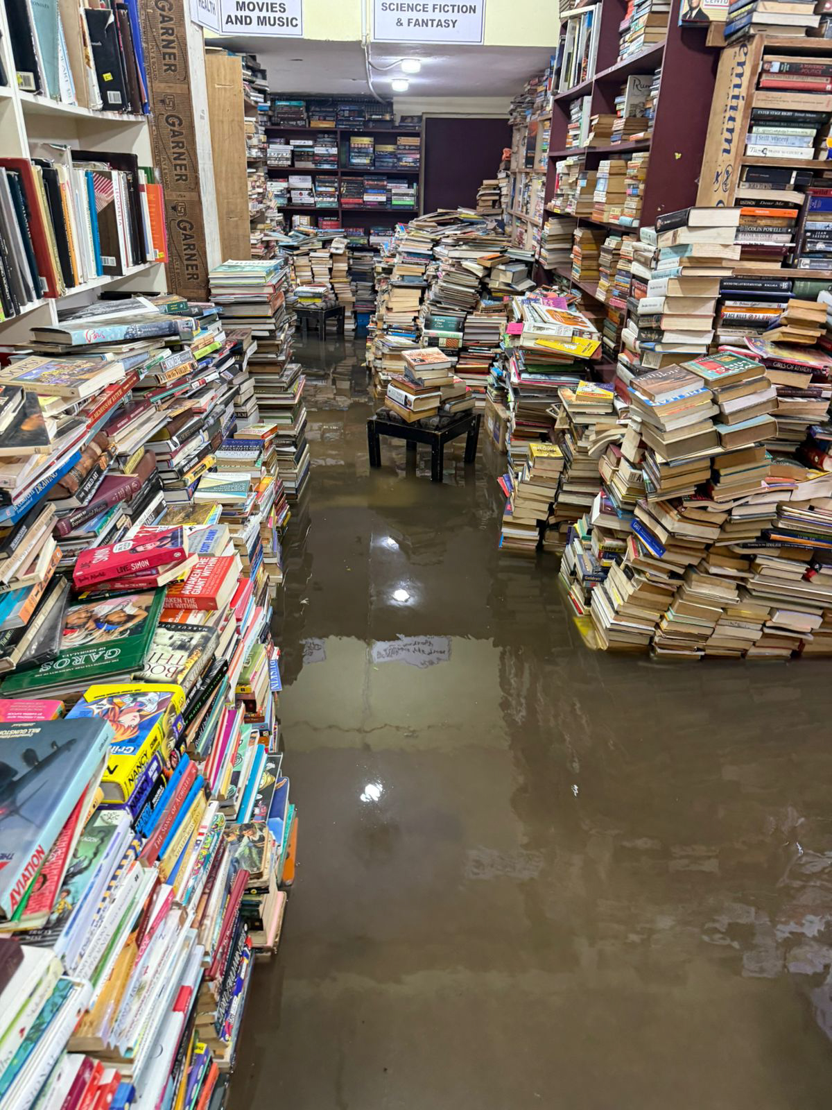 Bengaluru hailstorm: Church Street bookstore hit, 5000 books damaged rain