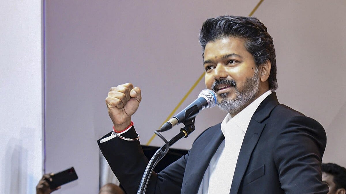 Vijay oath: Tamil Nadu CM goes off-script at swearing-in ceremony function.
