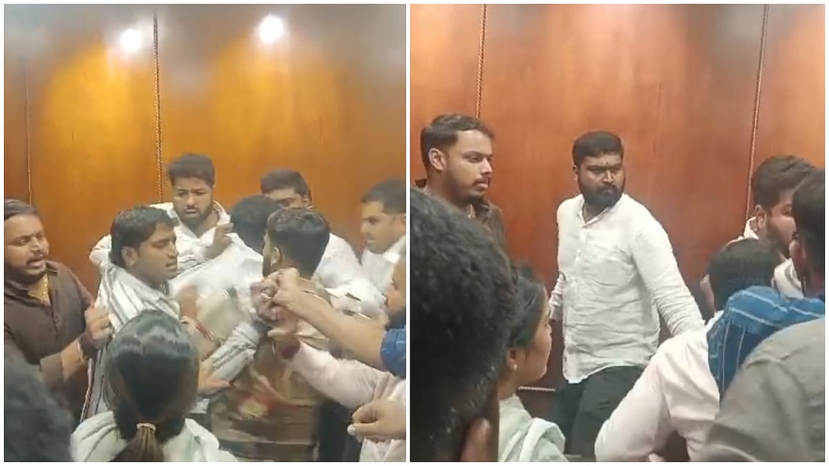 Karnataka Youth Congress workers come to blows at party office ...