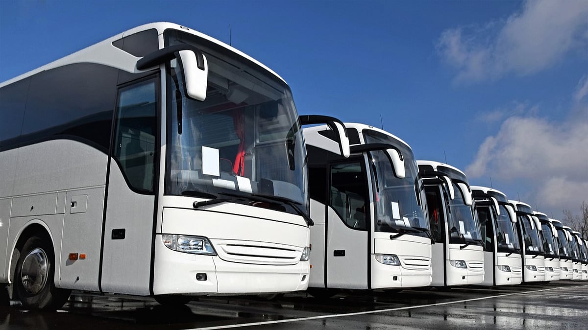 Sleeper buses account for 86% of India's intercity travel, AC buses 72%