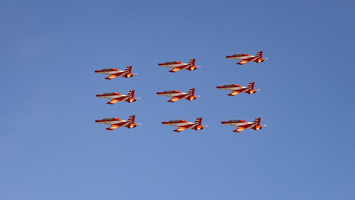 IAF’s Suryakiran aerobatics team to celebrate three decades of aerial ...