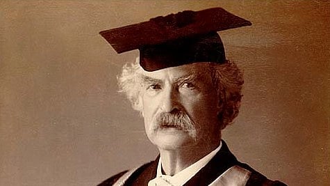 Quote of the day by Mark Twain: “I was gratified to be able to answer ...