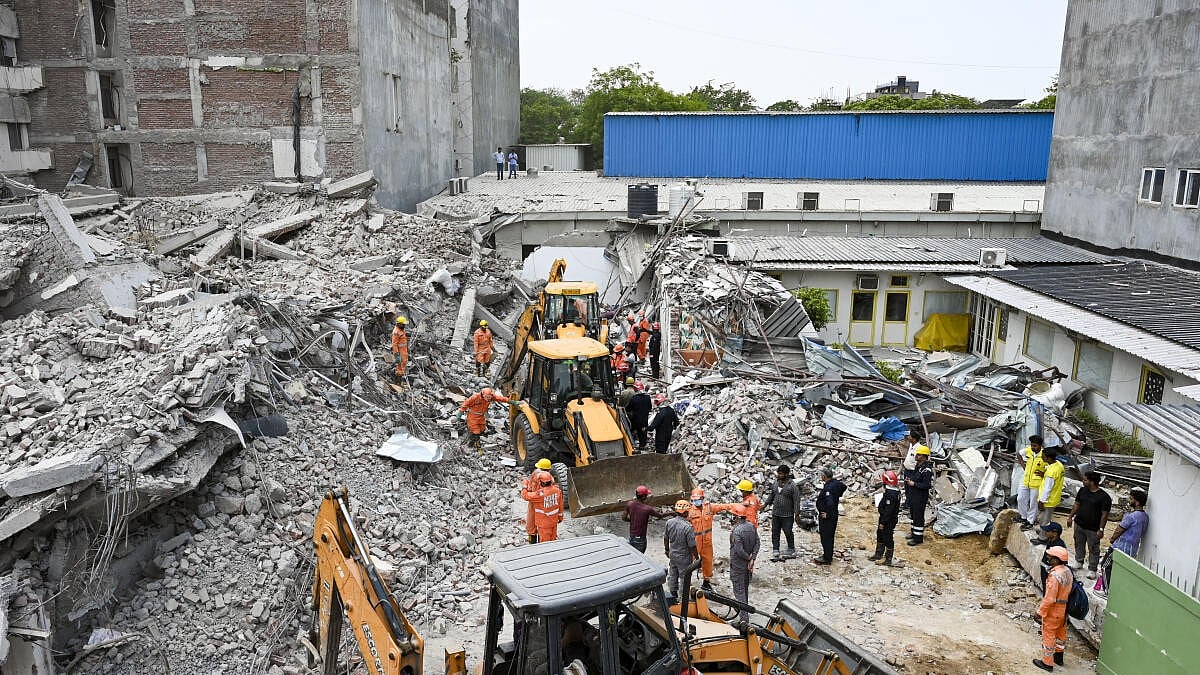 Saket Building Collapse: 6 Dead, 2 MCD Engineers Suspended