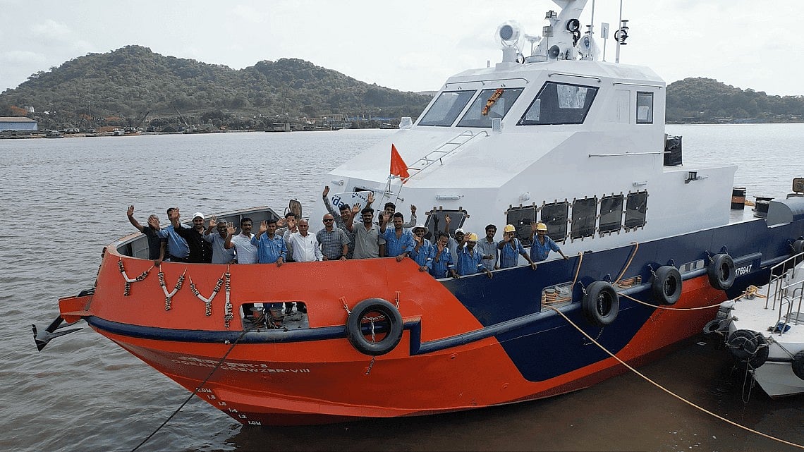 Mumbai shipyard launches indigenous high-speed passenger vessel Ocean ...