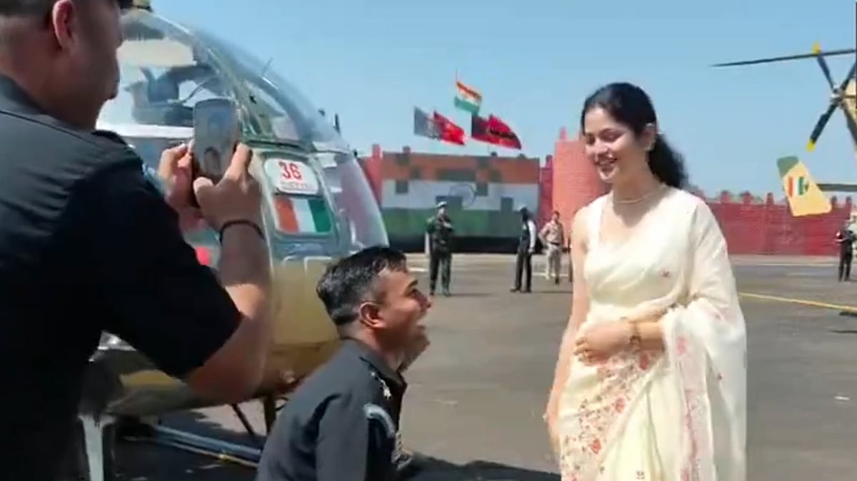 Watch | A passing out parade & a proposal: Army officer pops the ...