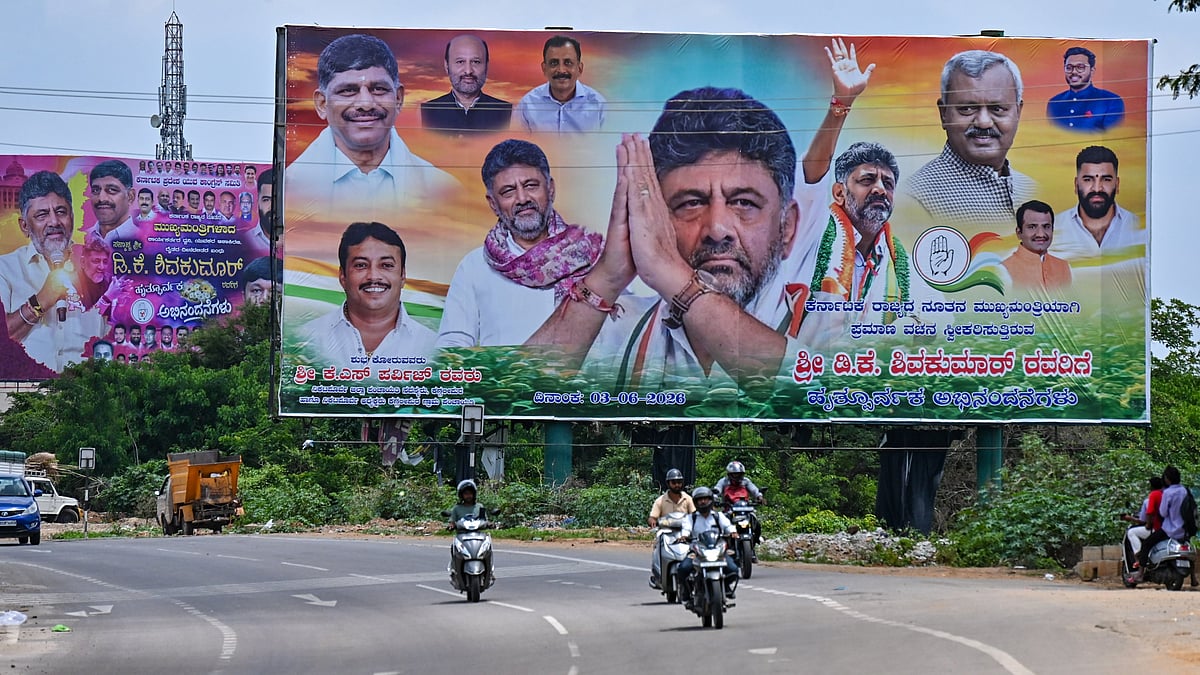 D K Shivakumar: Bengaluru sees banner surge despite appeal against them