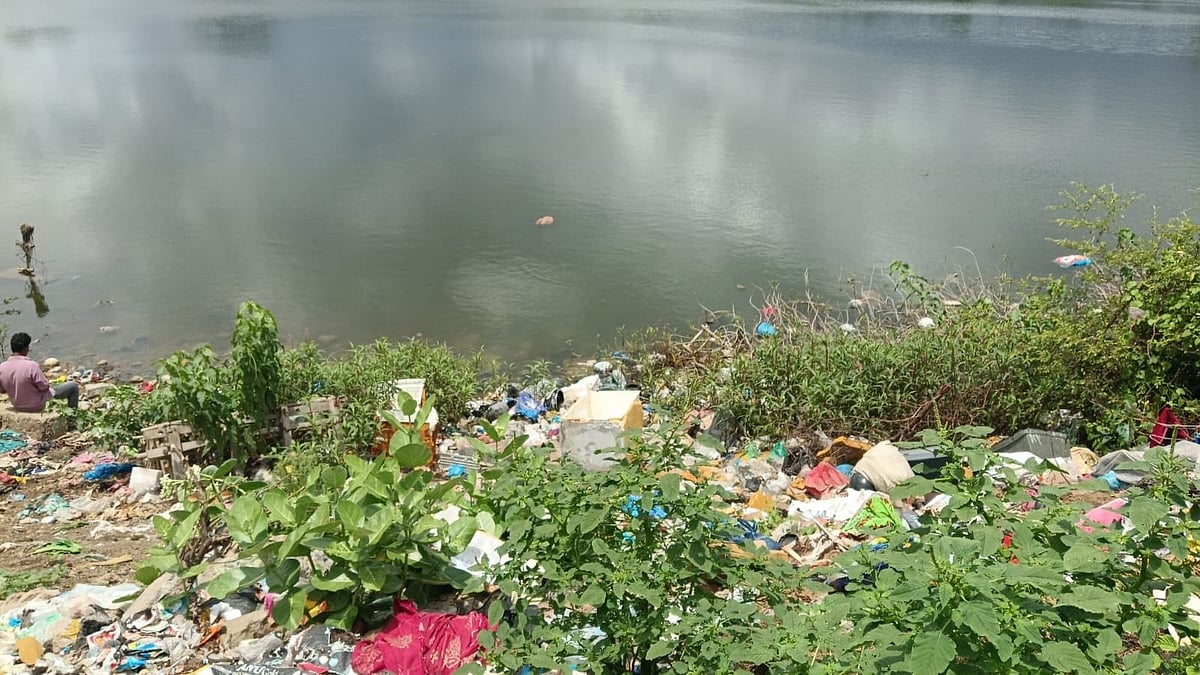 Bheeshma Lake: Waste dumping and neglect choke Gadag's iconic lake ...