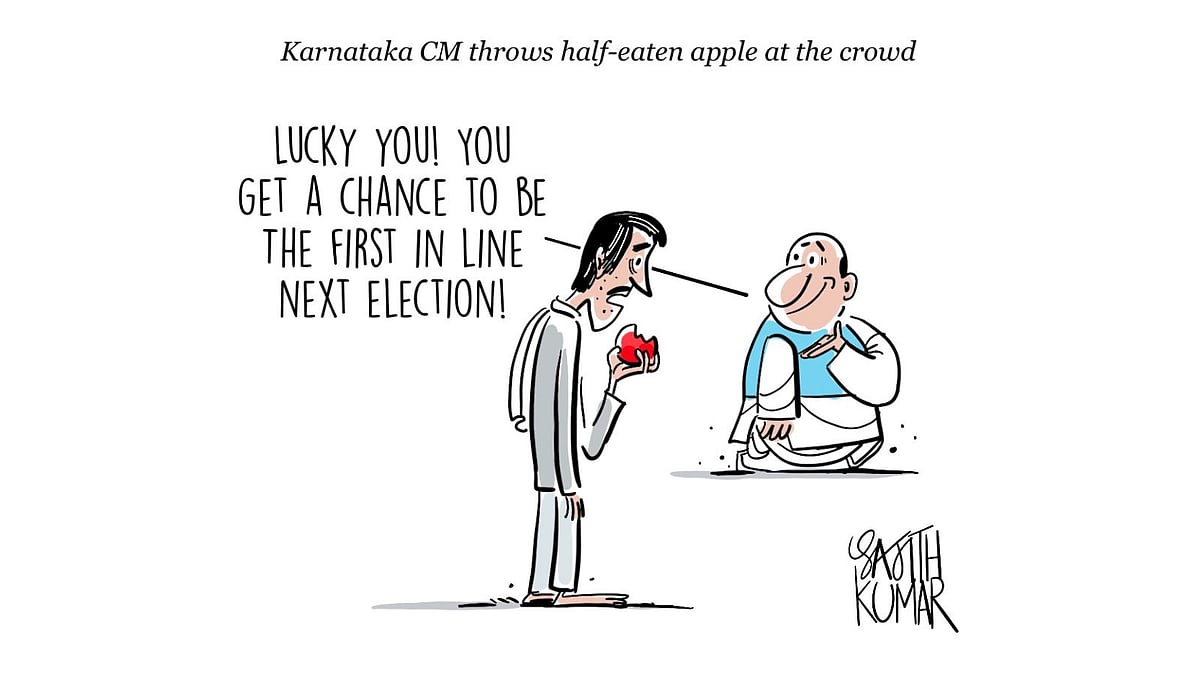 DH Toon | Benefits of half-eaten apple