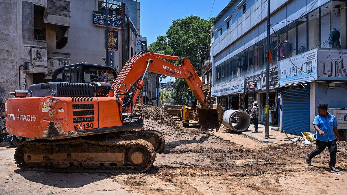 Pipe work blocks MG Road-Fraser Town route for a month in Bengaluru ...