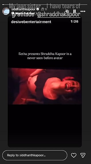 Shraddha Kapoor: Siddhanth praises her fierce new avatar in Eetha teaser