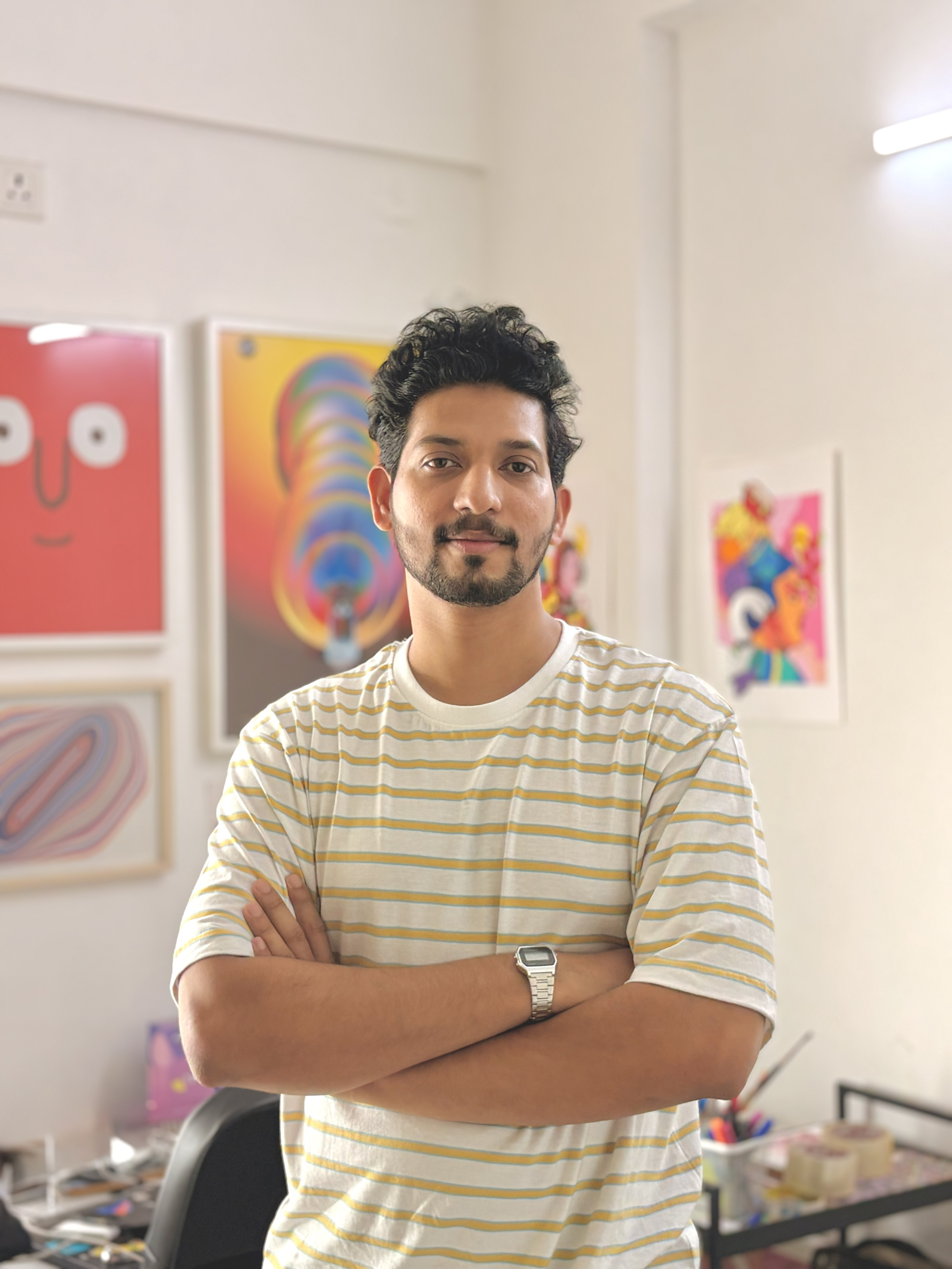 Man behind viral digital portraits from Kerala