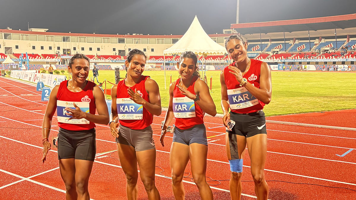 National Inter-State Athletics: Karnataka Women Win Relay Gold