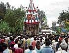 Brahma rathotsava observed with pomp and gaiety in Bangarpet