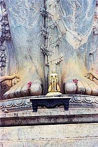 Monolithic statues of Bahubali in Karnataka